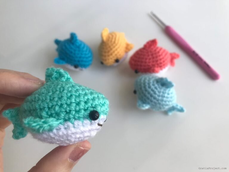 Mini Shark Crochet Tutorial – Gratia Project