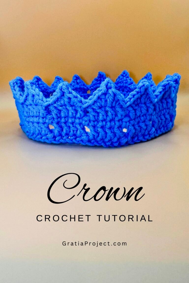 Crochet Crown Free Pattern – Gratia Project